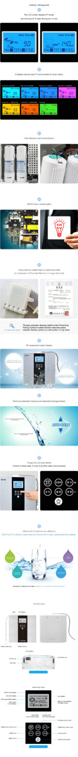 KYK 33000 India | Alkaline Water Ionizer | Product View | KYK India